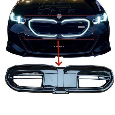 China Upgraded Enhanced Night Visibility Vertical LED Glow Grille Styling Accessories for BMW 5 Series G60 & M5 F90 Front Grille for sale
