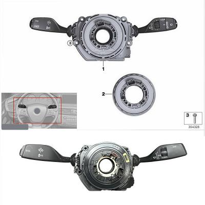 China X5 X6 F 15 F 16 Steering Column Switch Center Combination Switch Light Controller Angle Sensor Module Steering Switch for BMW. for sale