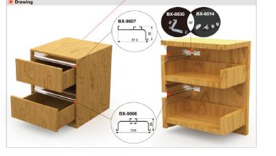 China C & J popular Aluminum Kitchen profile, aluminum extrusion profile, aluminum accessories for sale