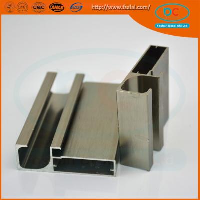 China Foshan aluminum C&J kitchen profile, Aluminum section for kitchen for sale