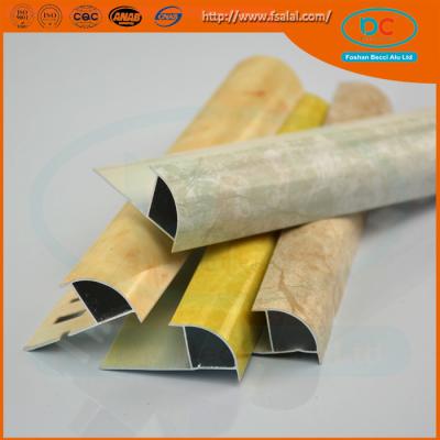 China 2017 aluminum profile for sliding wardrobe, aluminum wardrobe section for sale