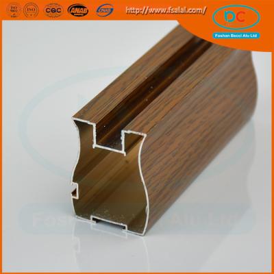 China Customer 6000 Matt aluminum wardrobe profile, wardrobe profile,SS brush aluminum profile for sale