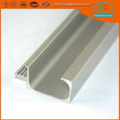 China 6000  aluminum G profile for kitchen cabinet, extrusion aluminum profile, aluminum champage profile for sale