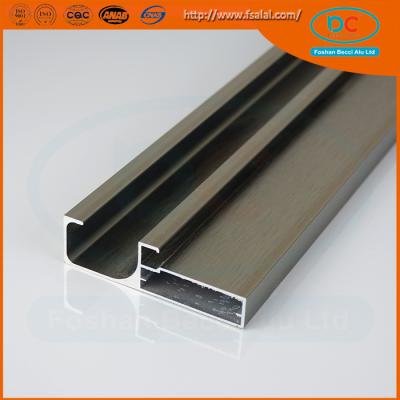 China Indian  handle Aluminum profile for kitchen cabinet, aluminum T profile, aluminum T section for sale
