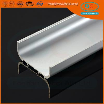 China 6000 series Matt aluminum kitchen  profile, extrusion aluminum profile, aluminum champage profile for sale