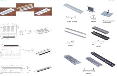 China 6063  T5 Chorme Aluminum tile trim ,aluminum extrusion for sale