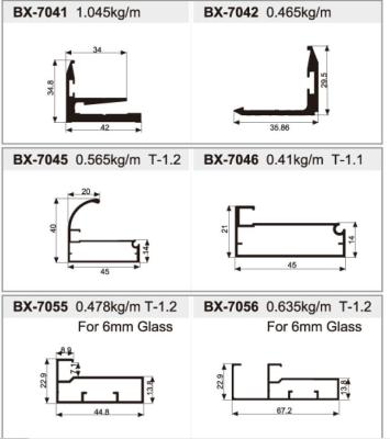 China ODM 6063 T5 SS Brush Aluminum profile for kitchen cabinet, Anodized aluminum profile, aluminum G section for sale