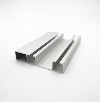 China 6063 T5 Matt, 10feet,8feet aluminum double track profile for kitchen for sale