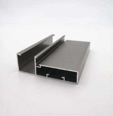 China China Supplier Champagne Kitchen Cabinet Aluminum Extrusion Snap Frame for sale