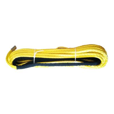 Cina i giallo sintetico 8mm x 30 della corda dell'argano di 4x4 4WD SUV non misurano assorbimento con un contatore di acqua in vendita