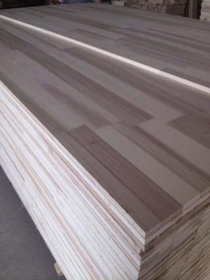Cina Pannello di legno massello di grado BB di legno di paolownia con giunzione a dito con superficie liscia in vendita