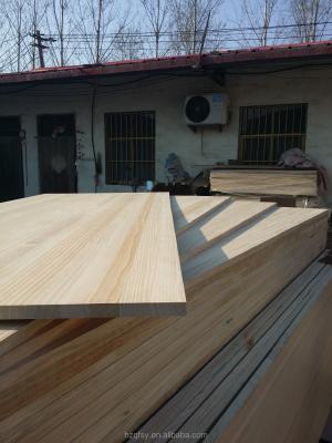 China Tabela de madeira de pinho sólido personalizável com textura natural e cola ambiental E0/E1 à venda
