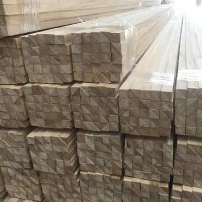Cina 11 mm x 11 mm di legno, scarpone di paolownia, triangolo, strisce di legno con tenore di umidità dell'8%-12% in vendita