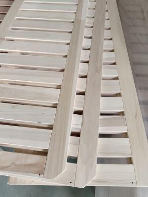 Cina 100-1220 mm di larghezza Cornice di letto in legno massello con spessore personalizzato e lamiere in legno di pioppo in vendita