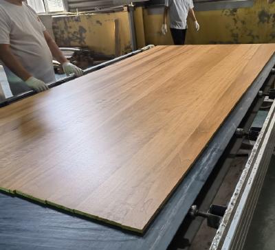 Cina Moderno stile di design Tavola di legno massello rivestito con pannelli di legno di grado AB all'interno di ABC in vendita