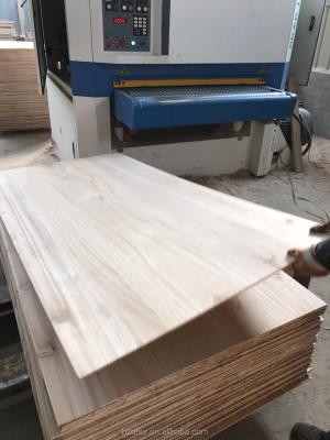 Cina Tavola di legno di paulownia personalizzata per la capacità di soluzione di progetto in 1220x2440mm in vendita