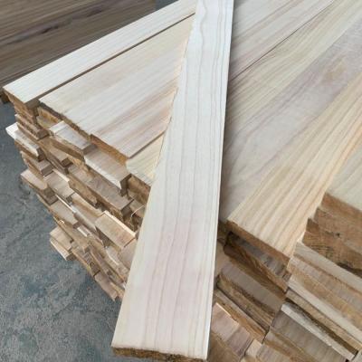 China Paolawnia Popel Pine Houten Planken Voor Werkplaats Op maat gemaakte maat Te koop