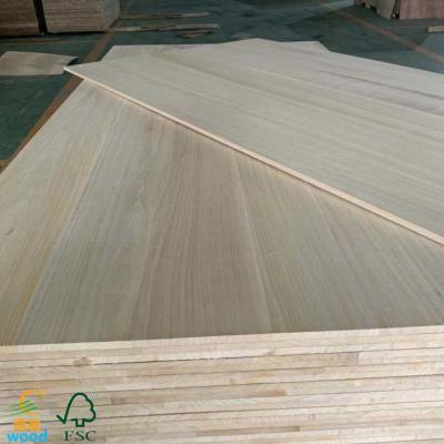 China Duitsland Houten paneel Paulownia Craft Board Voor teruggave en vervanging Te koop