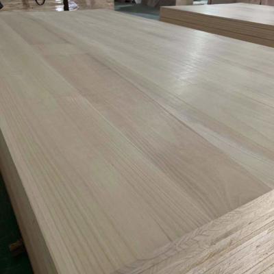 China Kiri Houten Plaat Natuurlijke Houten Kleur Met E0 E1 Milieukleef Te koop