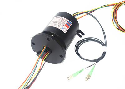 China 2 Channels FC / APC Fiber Optic Rotary Joint With SM Connector for sale