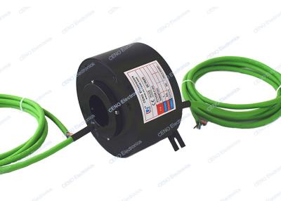 China 1 Channel Gigabit Ethernet Slip Ring Through Hole Hollow Shaft for sale