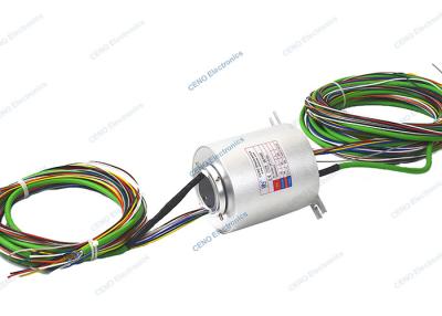 1000M Gigabit Ethernet Integrated Slip Ring Precious Metal Contact  0 - 300rpm