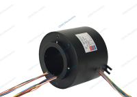 China 80mm Through Hole Slip Ring 8 Circuits Data 10 Circuits Power Electrical Hollow Shaft Slip Ring for sale