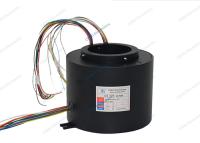 China 80mm Through Hole Slip Ring 8 Circuits Data 10 Circuits Power Electrical Hollow Shaft Slip Ring for sale