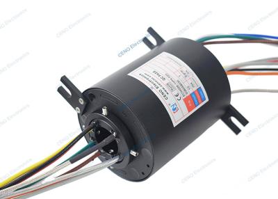 China ID 25mm Through Hole Slip Ring With 10 Circuits Rotary Electrical Joint for sale