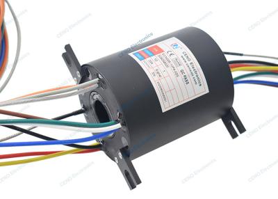 Cina Lo slittamento diretto Ring With 10 del foro di identificazione 25mm gira intorno al giunto elettrico rotatorio in vendita