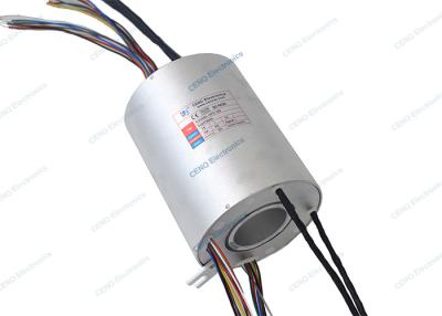 중국 관통 홀 회전식 전기적 결합과 전력 / 부호기 통합된 슬립 링 판매용