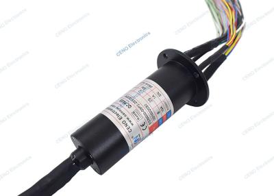 China IP51 Aircraft Slip Ring With Flange & Ethernet Signal Low Temperature -100°C~200°C for sale