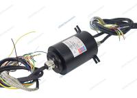 China Encoder Signal Integrated Slip Ring 400VAC IP65 14 Circuits 5A Rotary Electrical Joint for sale