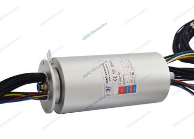 China Integrated Slip Ring Combine Pneumatic Rotary Union And Electrical Collector for sale