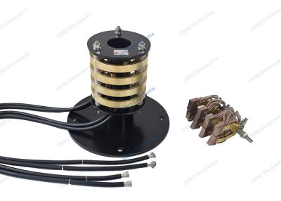 Китай 5 оборотов в минуту углеродный кисть скользящий кольцо с через отверстие ID 70 мм электрический коллектор продается