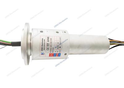 China Integrated Servo Motor Ethernet Signal Slip Ring Combine Pneumatic Rotary Union for sale