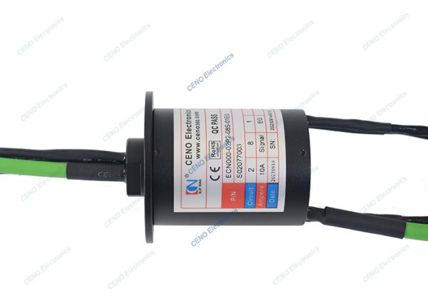 1000m Ethernet Signal Slip Ring Collector Low Temperature Conductive