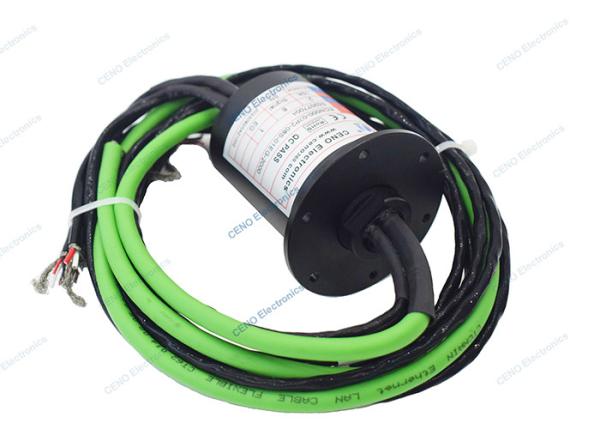 1000m Ethernet Signal Slip Ring Collector Low Temperature Conductive