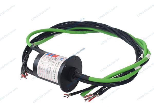 1000m Ethernet Signal Slip Ring Collector Low Temperature Conductive