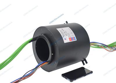 Cina Segnale Ethernet attraverso anello di scivolo a fori con giratore elettrico per l'industria in vendita