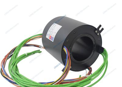 Cina Segnale Ethernet attraverso anello di scivolo a fori con giratore elettrico per l'industria in vendita