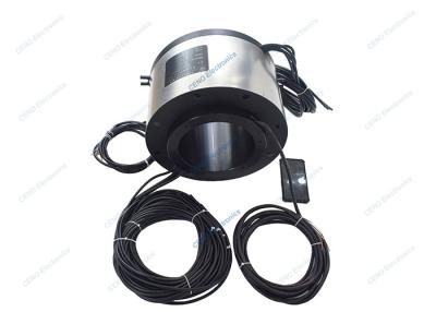 China IP65 Large Size Waterproof Slip Ring With Through Bore ID200mm For Marine for sale