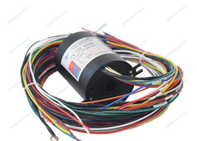 China Hollow Shaft CAN Bus Signal Slip Ring With Water Proof IP65 For Automobiles for sale