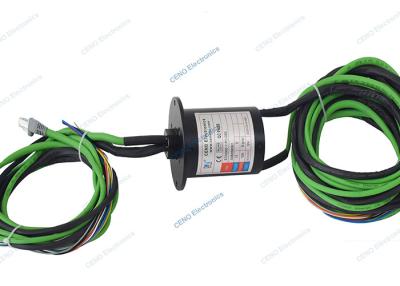 Cina Anello di scivolamento del segnale Modbus con 10A di potenza elettrica e flange per l'automatica industriale in vendita