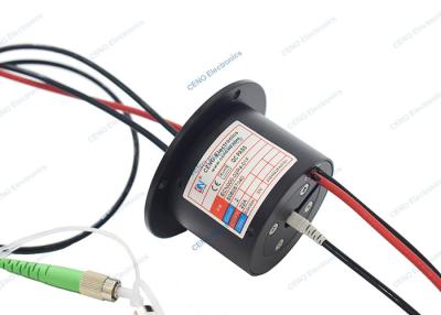 Cina Integrare Fibra Ottica Rotante Joint Slip Ring Con SM & FC APC connettore in vendita