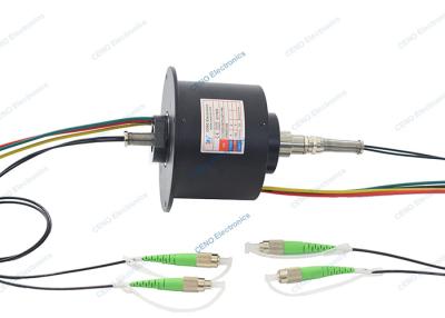 Cina 2 SM Fibra ottica giunto rotante con 3 circuiti 15A FORJs integrato anello di scivolo in vendita