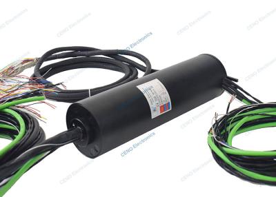 China 1000M Gigabit Ethernet slip ring met RS485 voor industriële automatische robot for sale