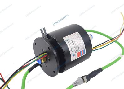 China Integrate Pneumatic Rotary Union with 100M Ethernet Signal For CNC Machine for sale