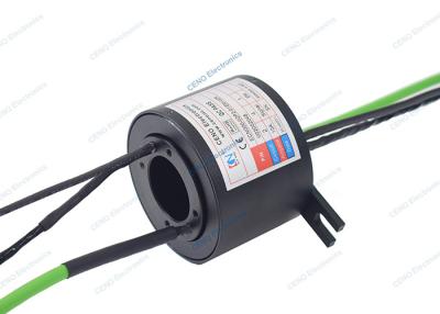 China Ethernet-Signal-Slip Ring mit Durchlöcher für Niedertemperaturumgebung zu verkaufen