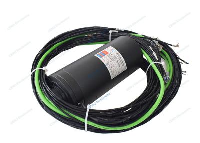 China Gigabit Ethernet Signal Slip Ring met goud naar goud materiaal voor CCTV for sale